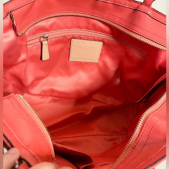 Coach | Bags | Coach Woven Straw Floral Pink Raffia Tote Bag | Poshmark